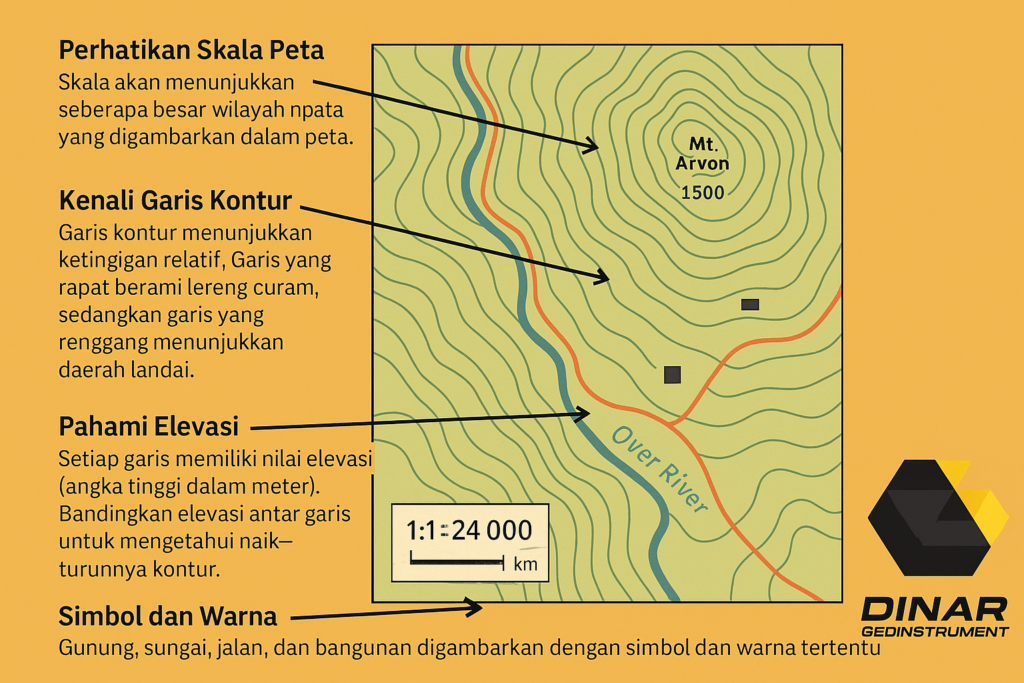 Peta Topografi: Fungsi, Cara Membaca, dan Manfaatnya💯